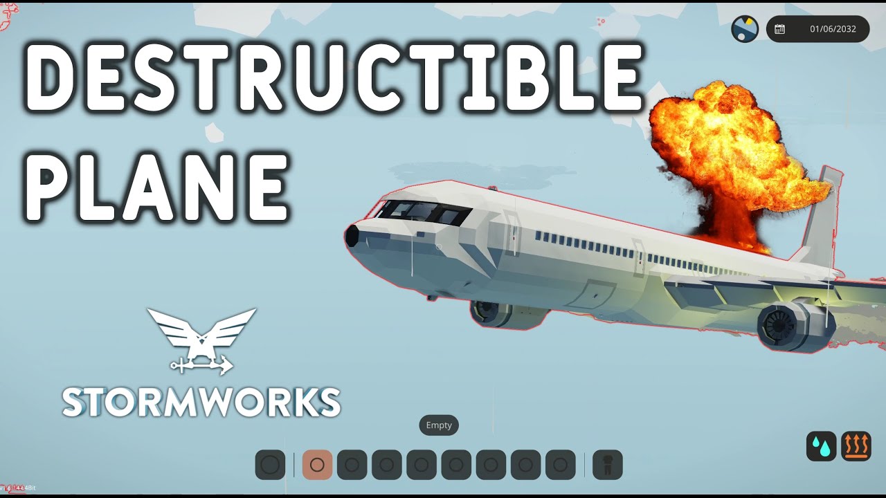 Destructible Plane In Stormworks - YouTube