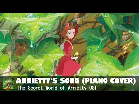 Arrietty's Song ( Piano Cover ) | The Secret World of Arrietty OST | Studio Ghibli OST Playlist