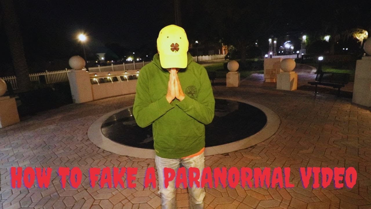 HOW TO FAKE A PARANORMAL VIDEO OVERNIGHT CHALLENGE - YouTube