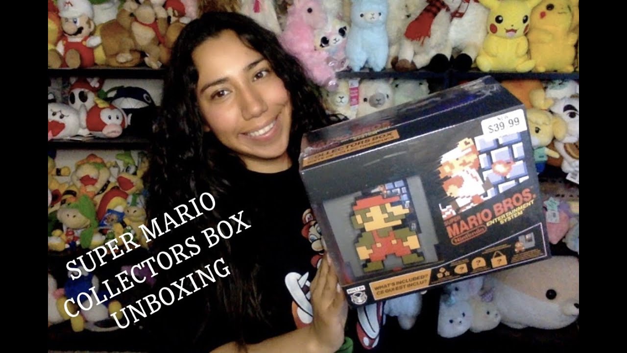 Super Mario Collectors Box Unboxing - YouTube