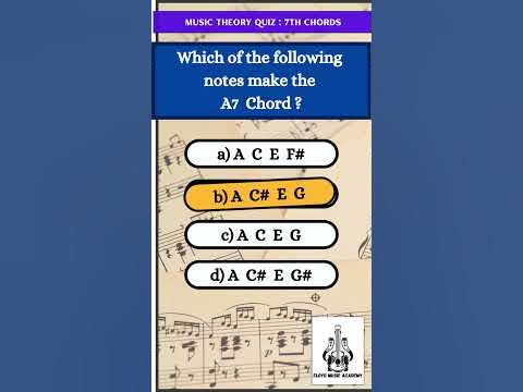 Music Quiz to test you with 7th Chords - YouTube