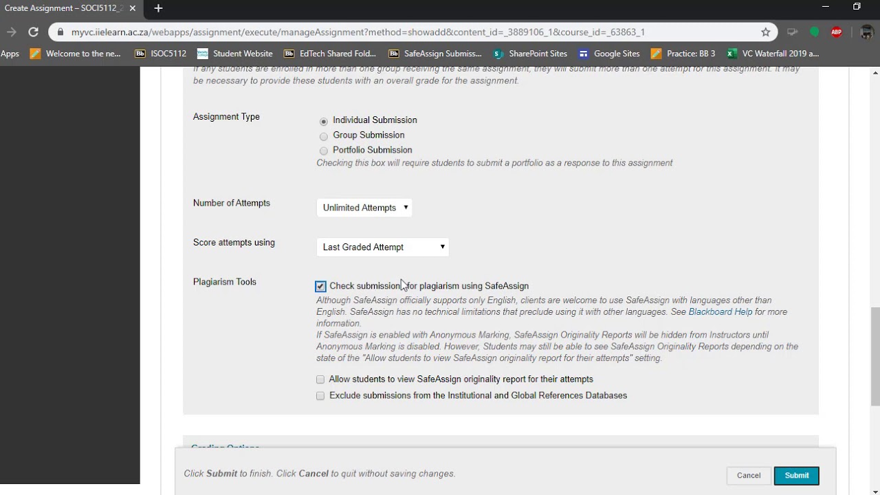 VC DigiKnow - Creating an Assignment - YouTube