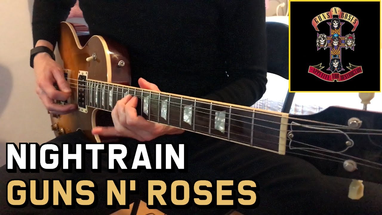 Guns N' Roses - Nightrain (Guitar Solo) Cover - YouTube