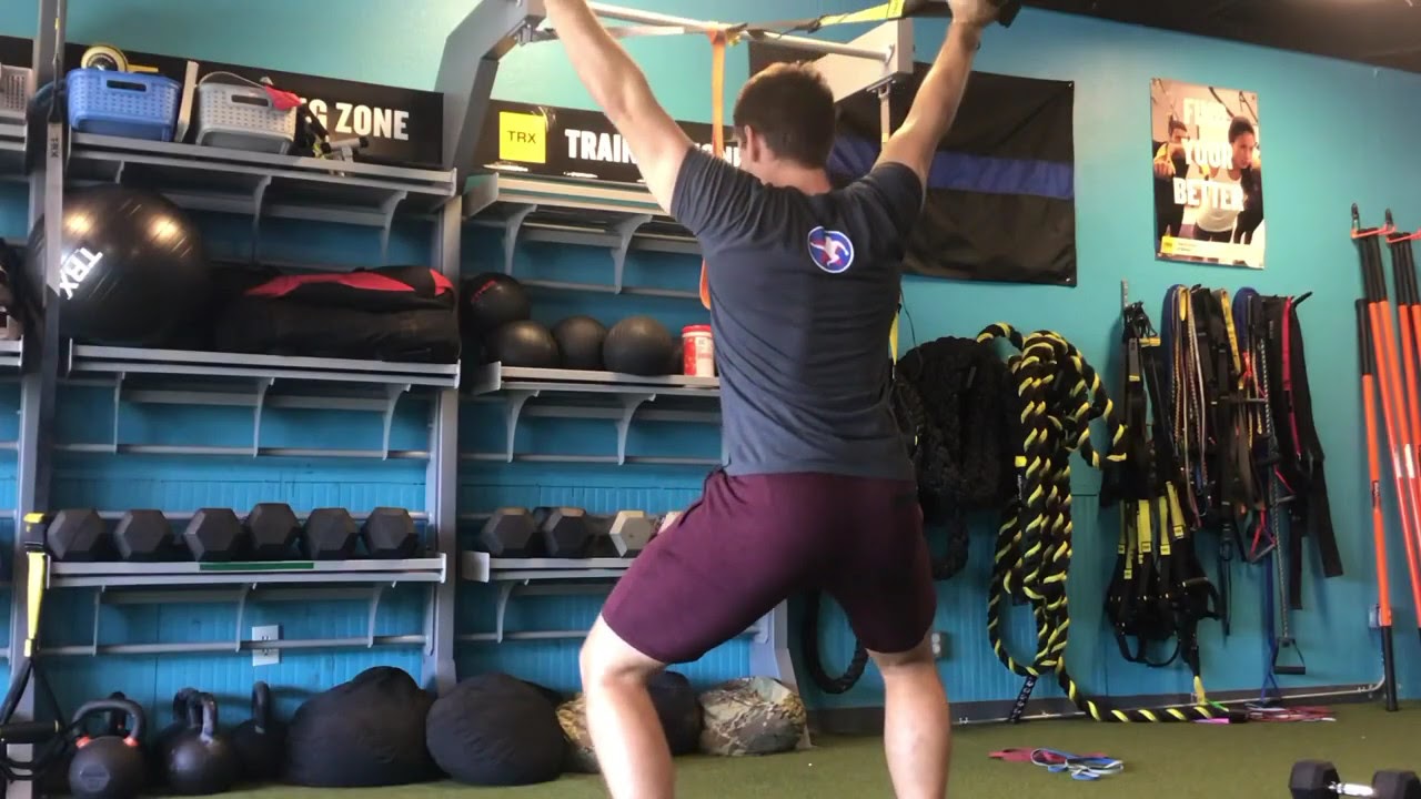 TRX Overhead Squat - YouTube