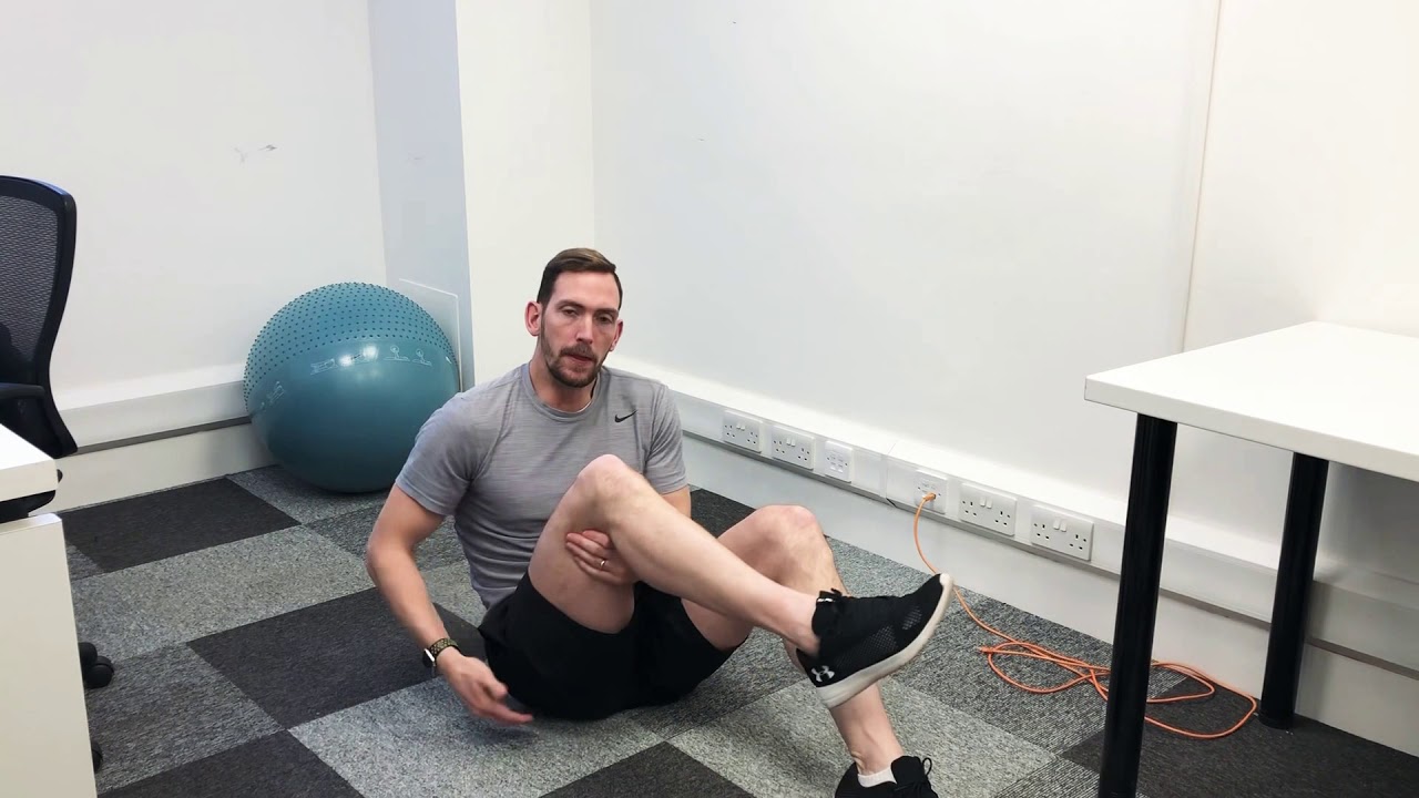 Figure Four Stretch - YouTube