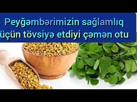 Peyğəmbərimizin sağlamlıq üçün tövsiyə etdiyi möcüzəvi ÇƏMƏN OTU