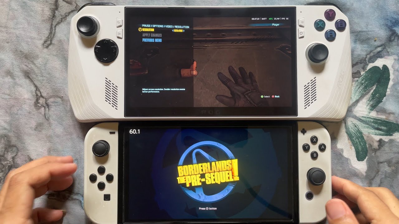 Borderlands: The Pre-Sequel - Nintendo Switch 60 fps | Asus Rog Ally ...