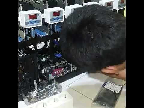 Tutorial merakit mining rig 6 vga sapphire nitro+ rx580 8gb vs dual psu part 7 - YouTube