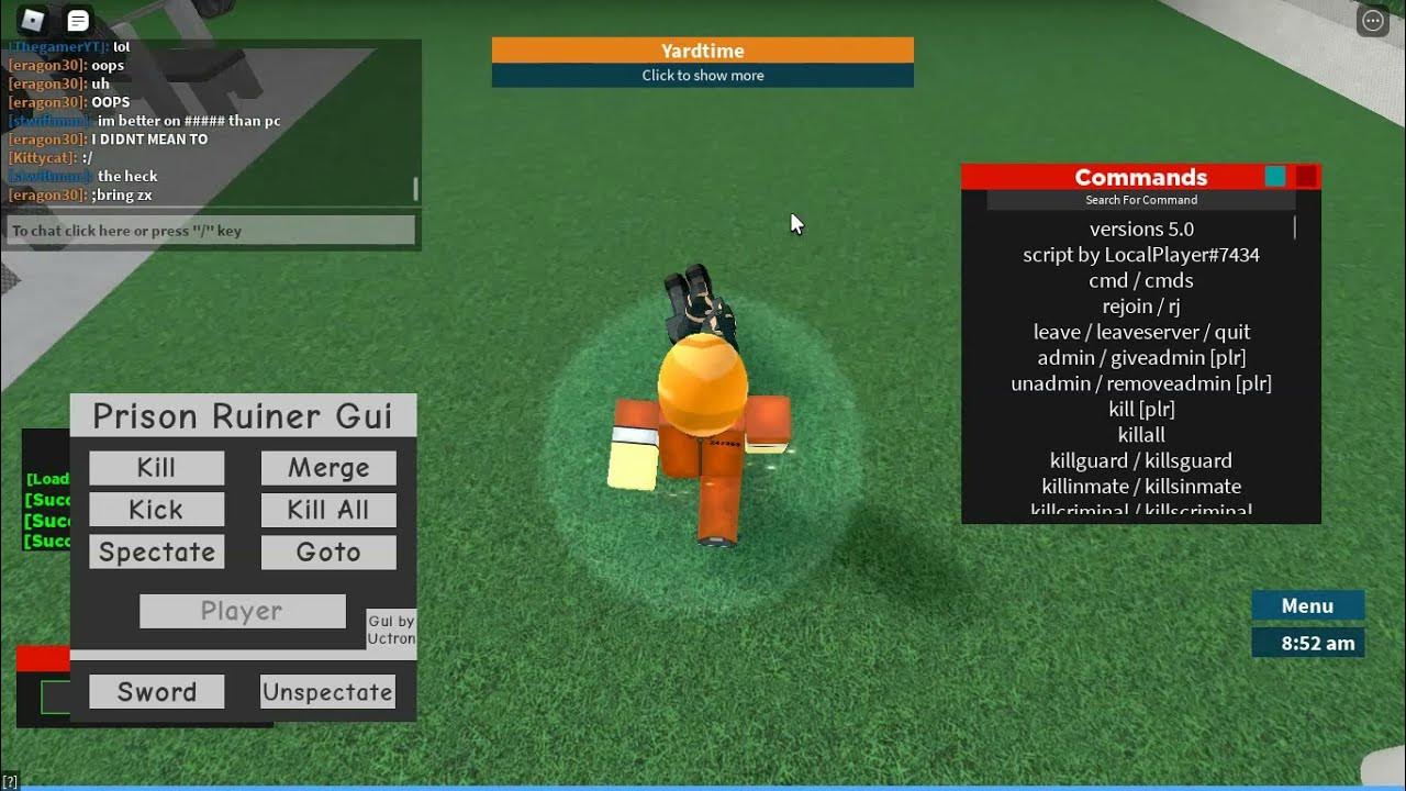 Prison life Op admin script *2 scripts pastebin* - YouTube