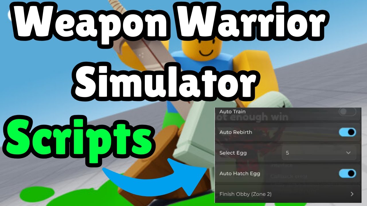 Weapon Warrior Simulator Script | Auto Click, Auto Farm, Auto Aim 💥🔥 - YouTube