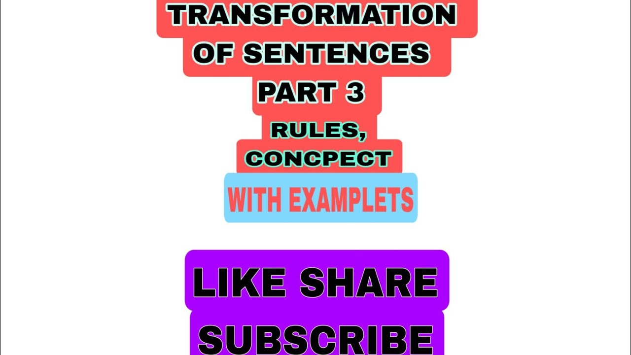 transformation of sentences use and removal of adverb too rules concept ...