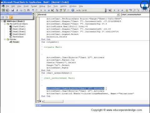 Visual Basic Chart with Dynamic Input - Excel VBA - Visual Basic Tutorials - YouTube