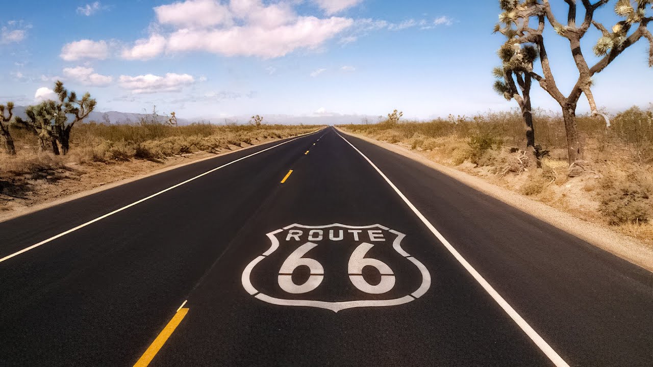 Route 66 - 20 Miles in 1 minute! - YouTube