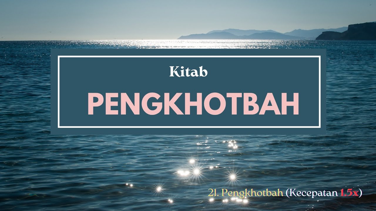 21. PENGKHOTBAH Full (Kecepatan 1.5x) - Alkitab Suara Lengkap Bahasa ...