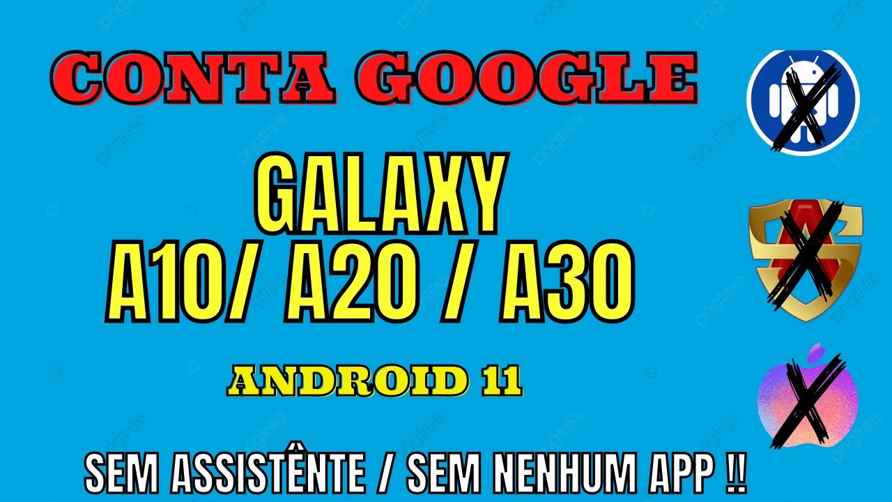 Remover Conta Google Galaxy A20 android 11 Método com PC !! (Sem Usar ...