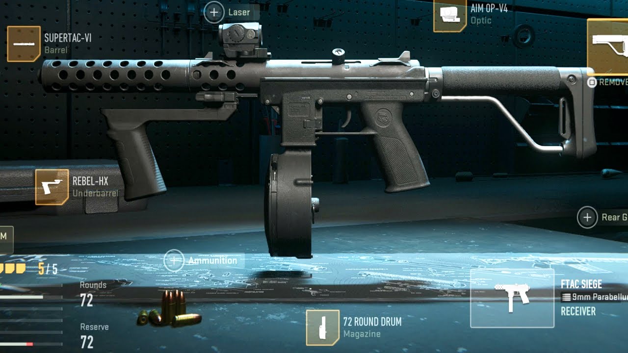 🔴All Attachments Intratec TEC-9 (FTAC Siege) in Modern Warfare II - YouTube