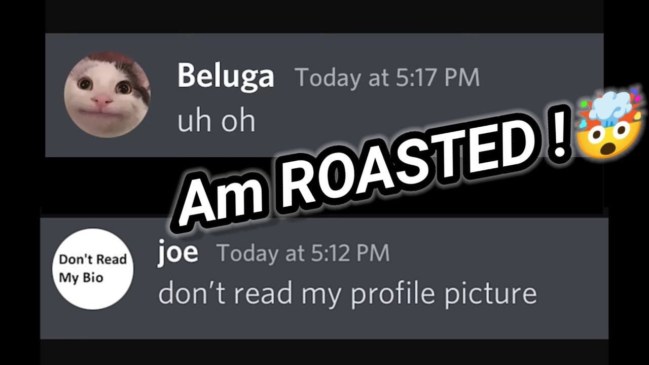 Roasting @Beluga1 🐱 | Don't read my profile picture.. | Escapism 🌻 ...