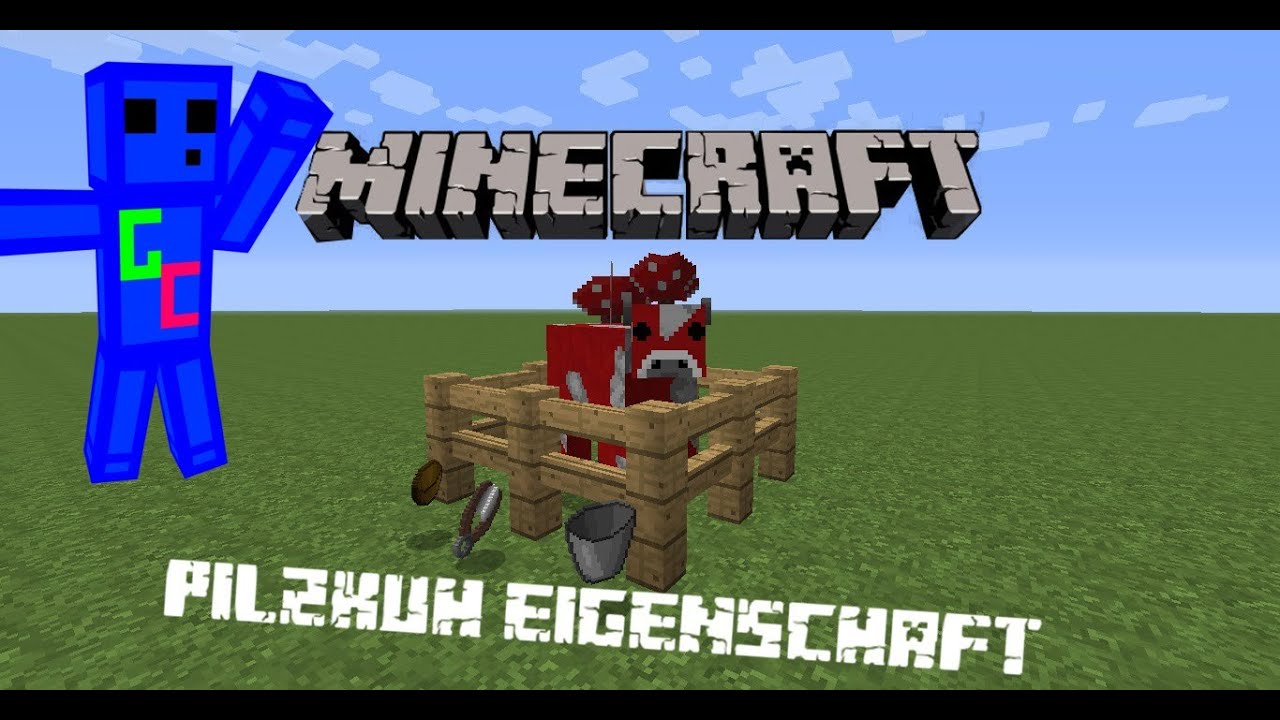 Minecraft: Die Eigenschaften einer Pilzkuh - YouTube