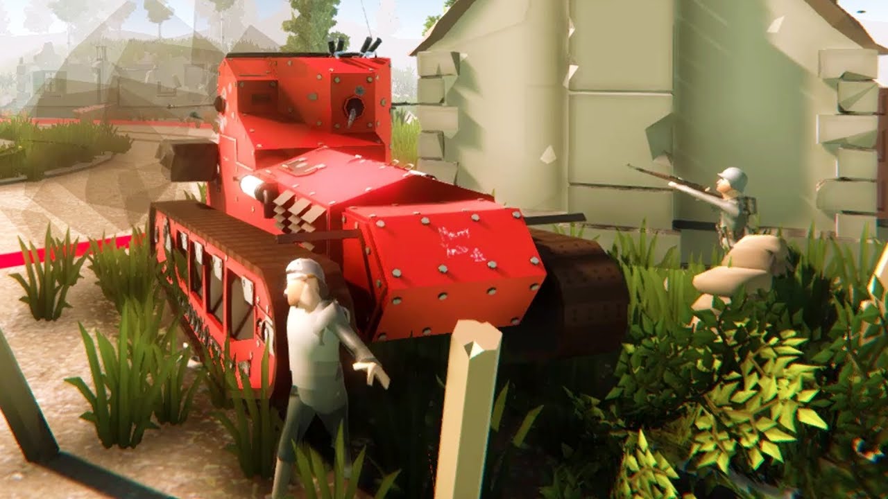 They Let Me Run People Over With a Tank - Armored Battle Crew - YouTube