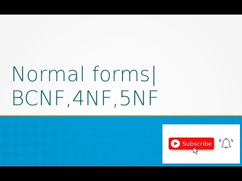 BCNF,4NF,5NF #DBMS #Normalization with best examples | Malayalam Tutorial - YouTube