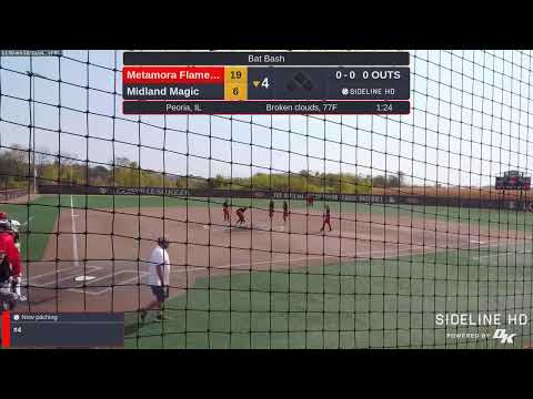 Metamora Flames 13u @ Midland Magic (2024.10.12) - YouTube