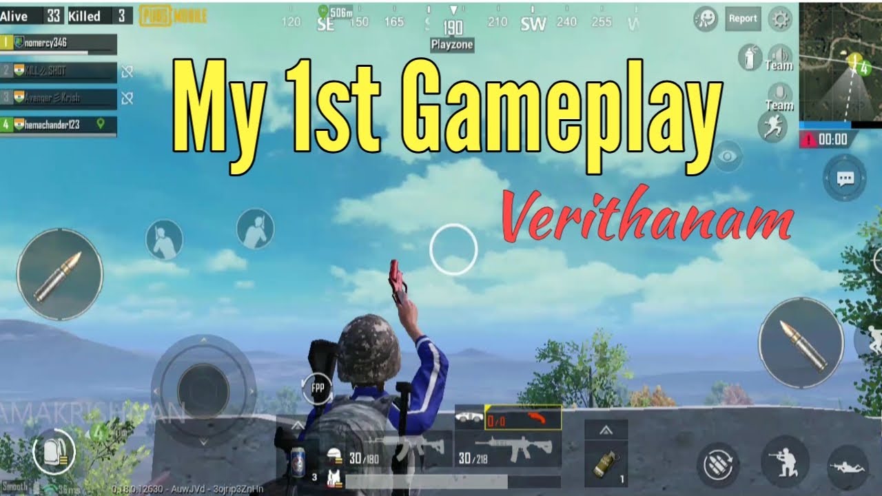 My First PUBG Gameplay | PUBG | Tamil | Ramakrishnan - YouTube