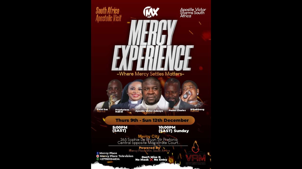 GLOBAL MERCY EXPERIENCE (Mercy City Live), Daily Prayer Encounters ...