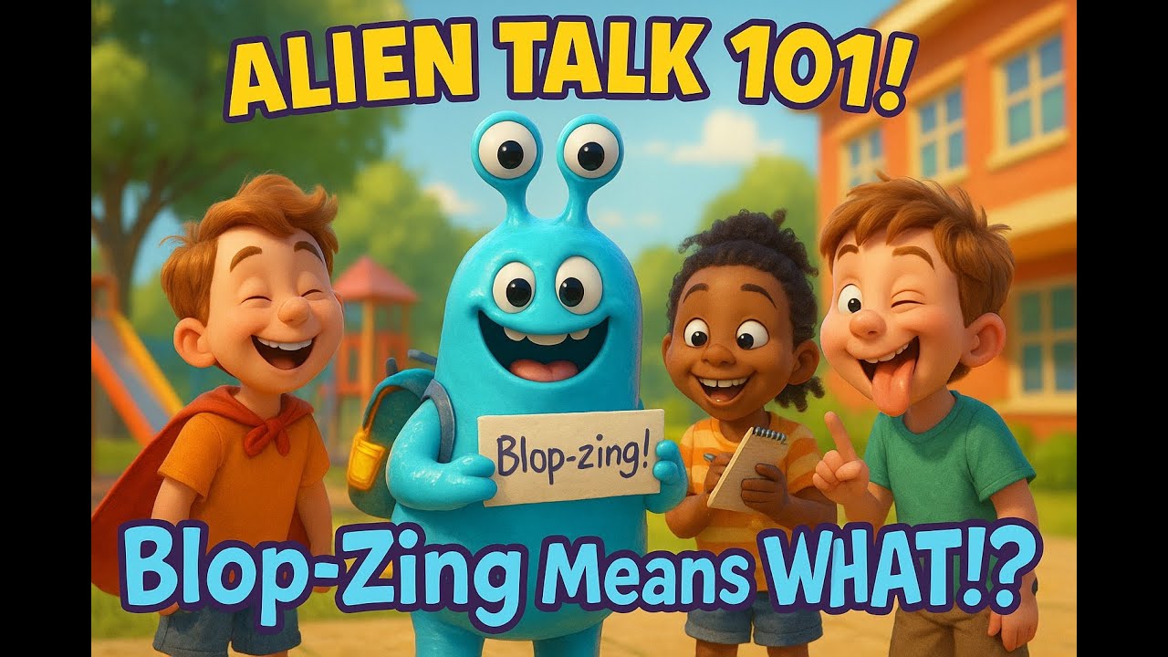 The Talking Alien Tries English - YouTube