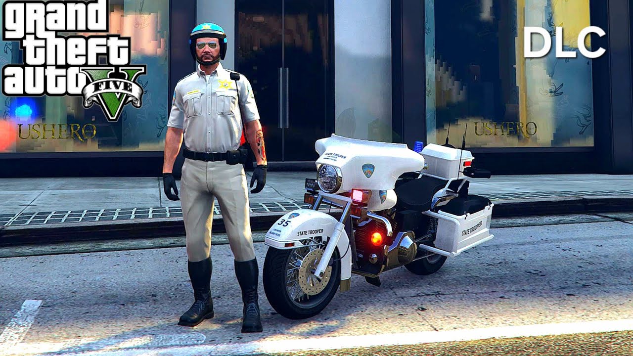 NEW POLICE BIKE AND COP OUTFIT Gta 5 Summer DLC - YouTube