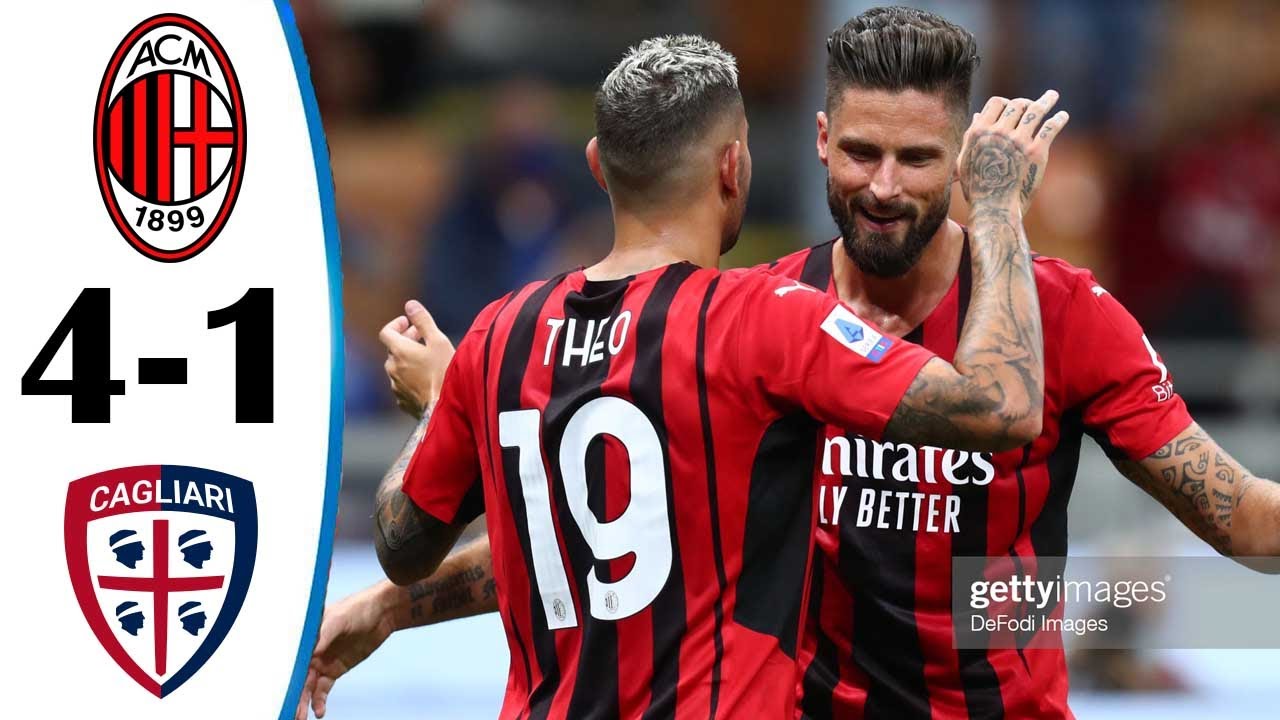 AC Milan vs Cagliari 4-1 All Goals & Highlights 29/08/2021 - YouTube