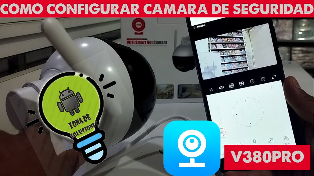 COMO CONFIGURAR CAMARA DE SEGURIDAD ( V380 PRO) METODO FACIL. - YouTube