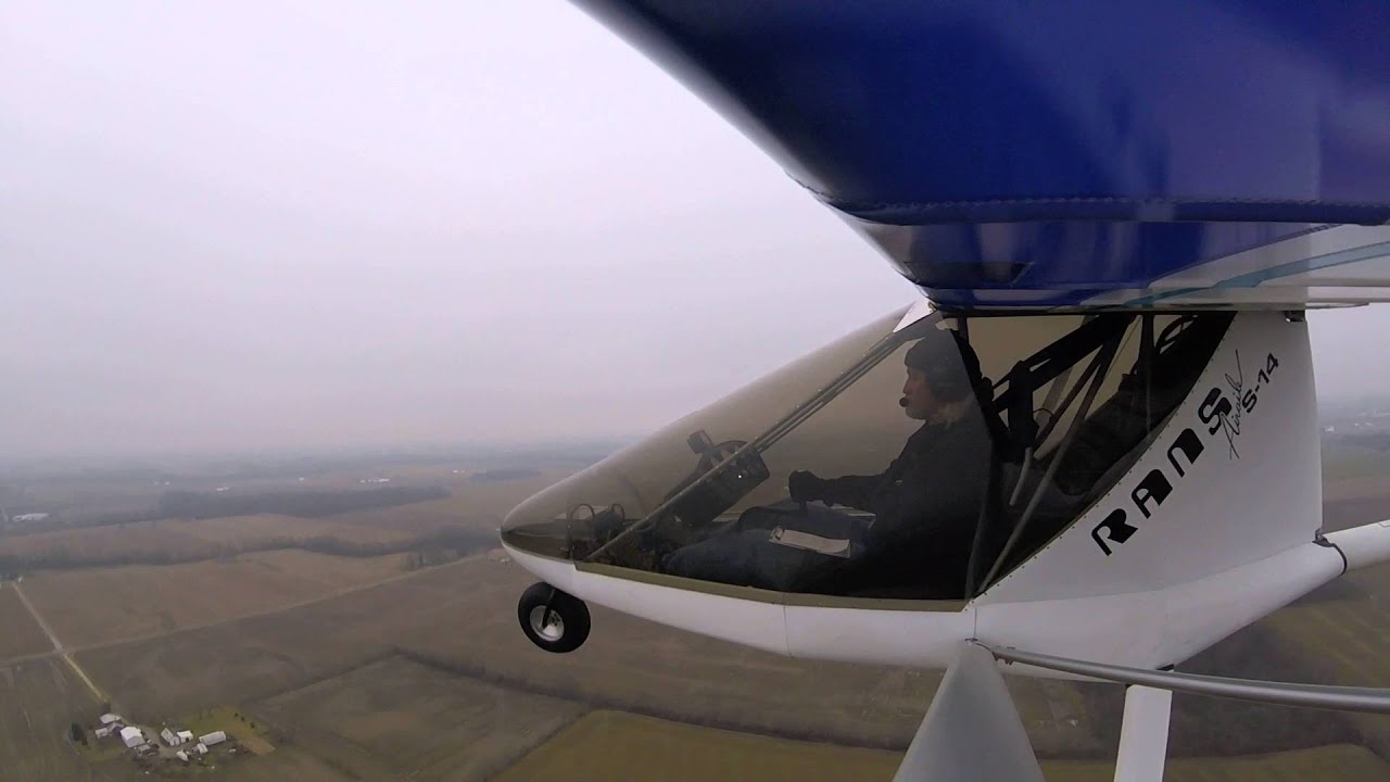 RANS S-14 First Flight around the patch - YouTube