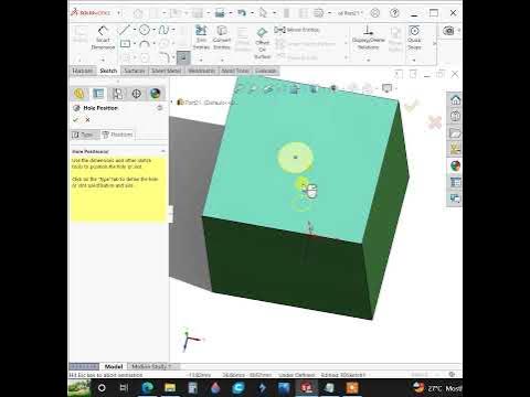 Solidworks Tips | How to Use Countersink Hole wizard? - YouTube