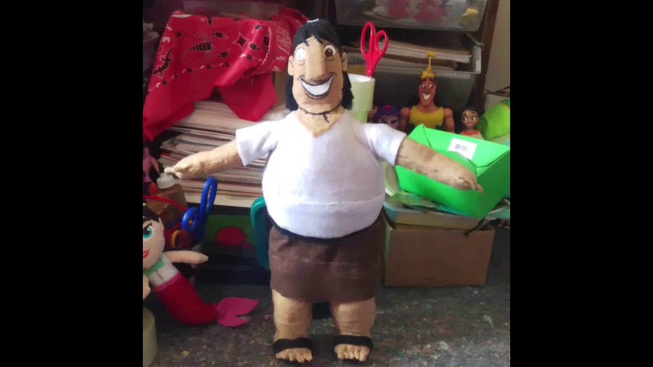 My custom Pacha (The Emperor's New Groove) plush - YouTube