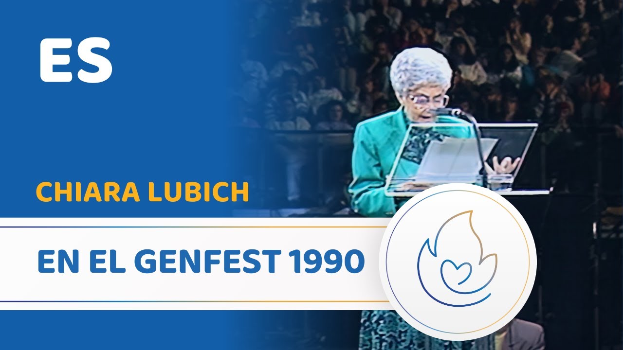 Chiara Lubich en el Genfest 1990 - YouTube