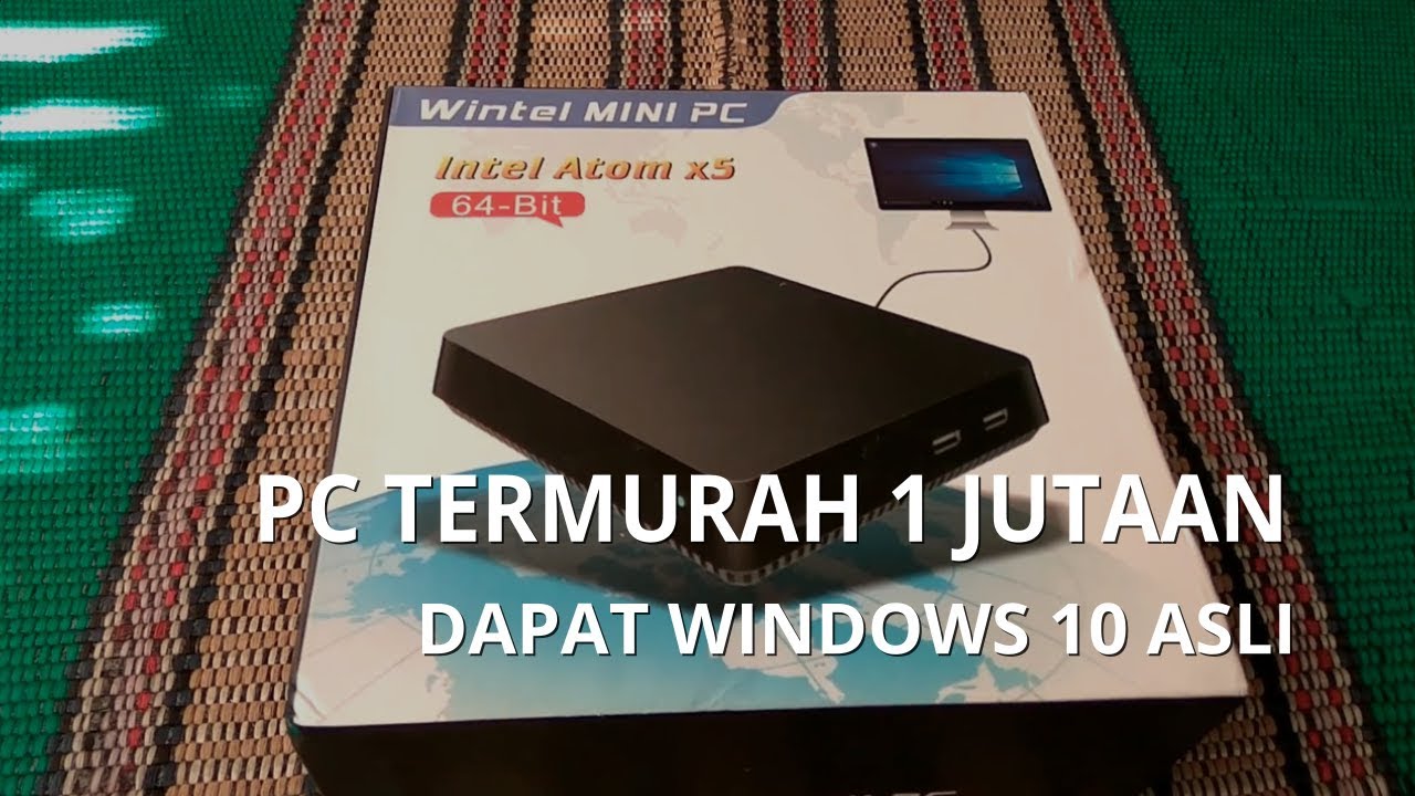 PC Termurah Harga 1 jutaan Sudah Dapet Windows 10 asli - YouTube