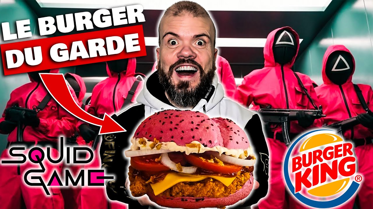 Je découvre le fameux burger SQUID GAME de Burger King 🍔 | Vlogmas ...