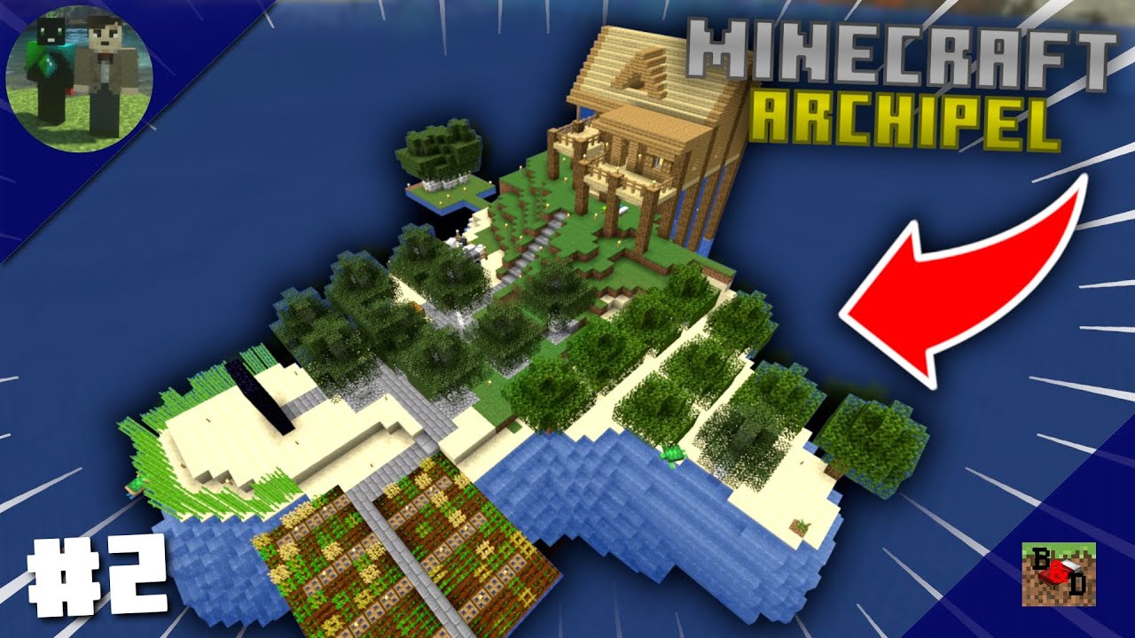 ON TRANSFORME NOTRE ARCHIPEL ! : Minecraft l'Archipel Solitaire #2 ...