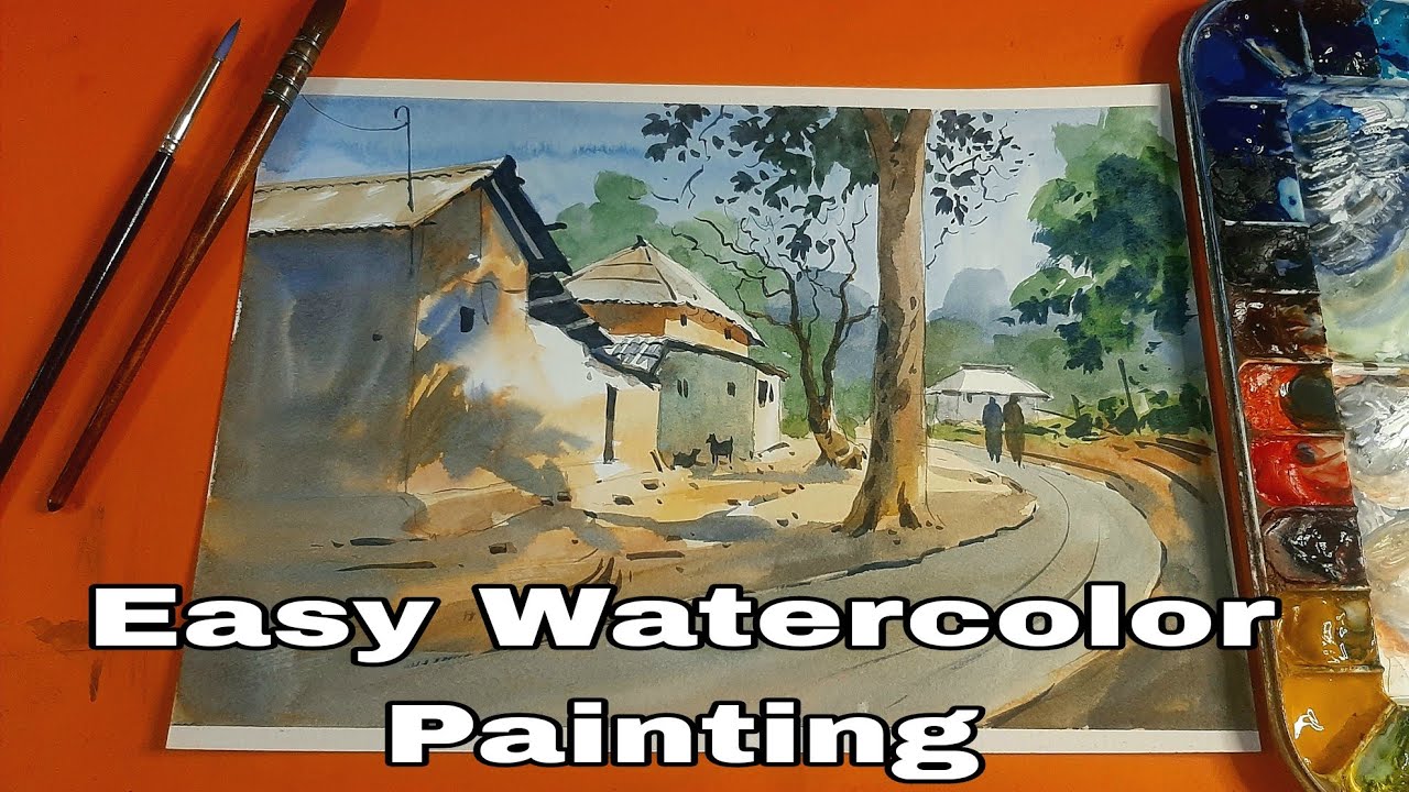 Beginners Watercolor Painting - YouTube