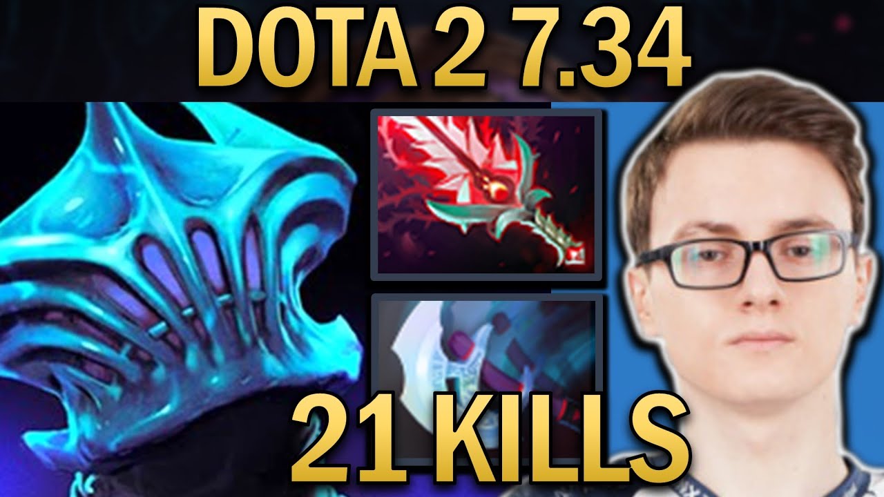 Razor Dota 2 Gameplay Miracle with Bloodthorn - 21 Kills - YouTube