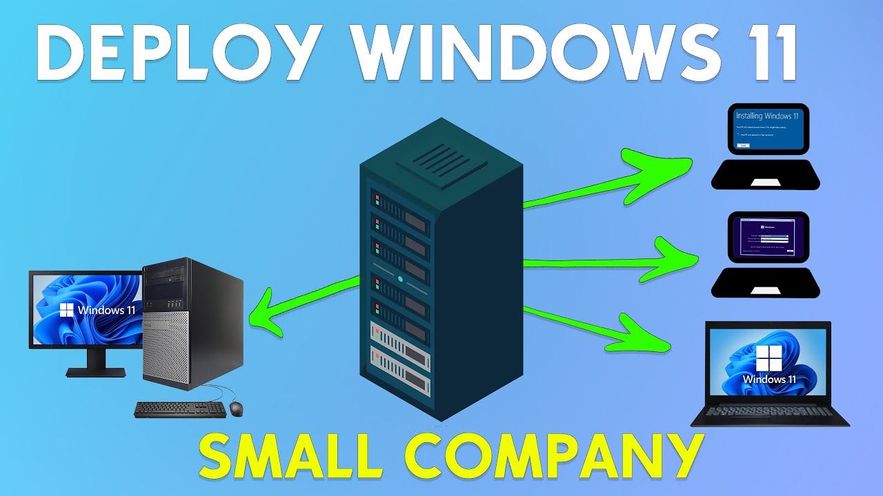 Deploying WINDOWS 11 Across Multiple Computers in JUST 10 Minutes - YouTube