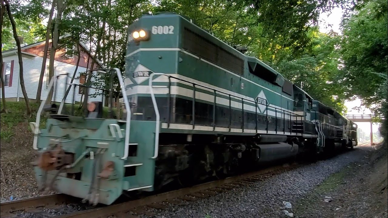 Railfanning the Evansville Western Railway Across Southern Illinois and ...