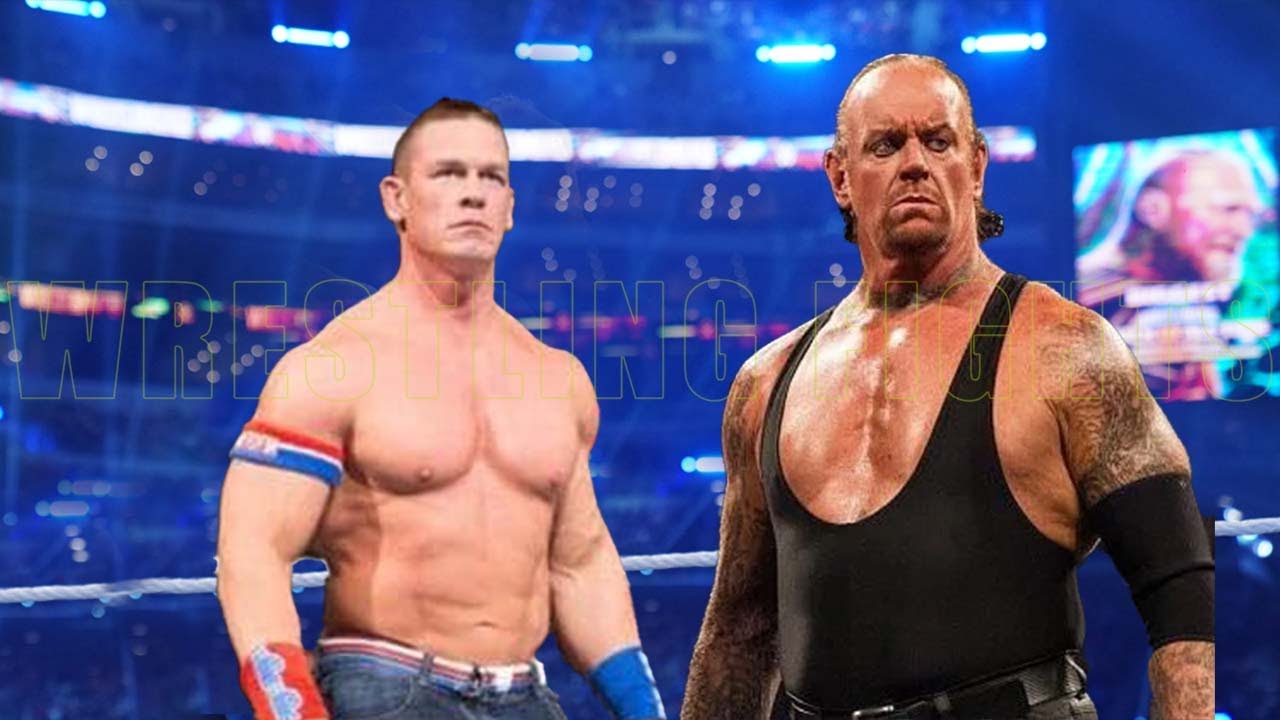 The Undertaker vs John Cena Match Wrestling Fights - YouTube