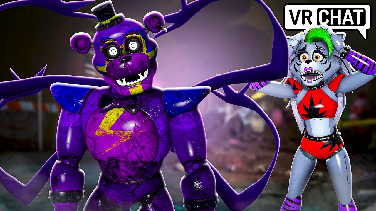 Roxanne Wolf DISCOVERS Dark Glamrock Freddy's SECRET in VRChat - YouTube