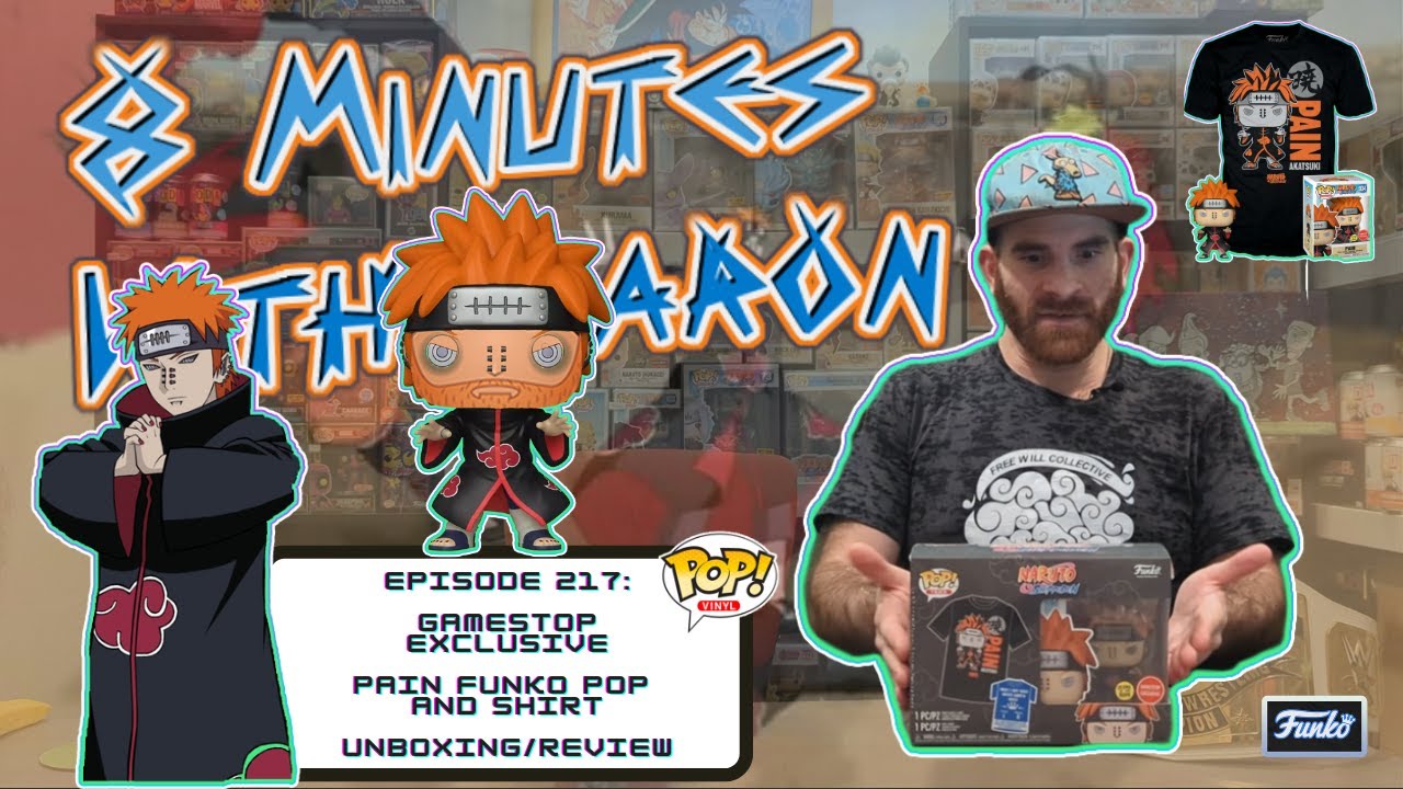 SHINRA TENSEI! GAMESTOP PAIN FUNKO POP (GITD) and SHIRT COMBO! AKATASKI ...