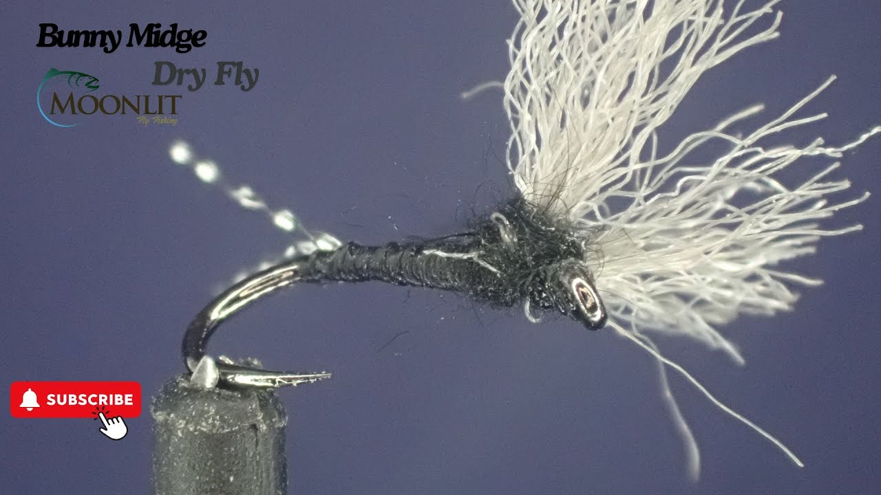 How to Tie the Bunny Midge Dry Fly | Your Cure for the Winter Blues ...