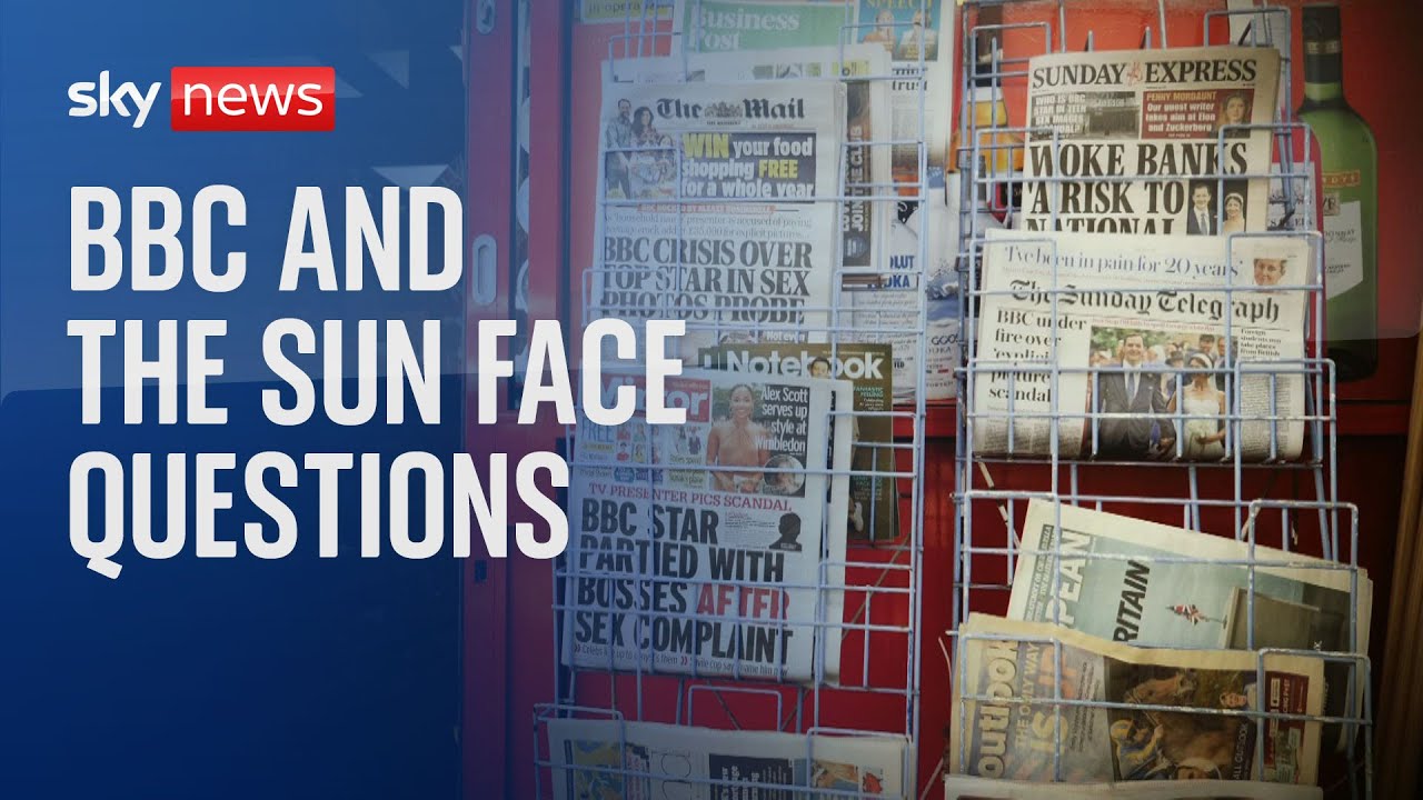 BBC and The Sun face serious questions over presenter claims - YouTube