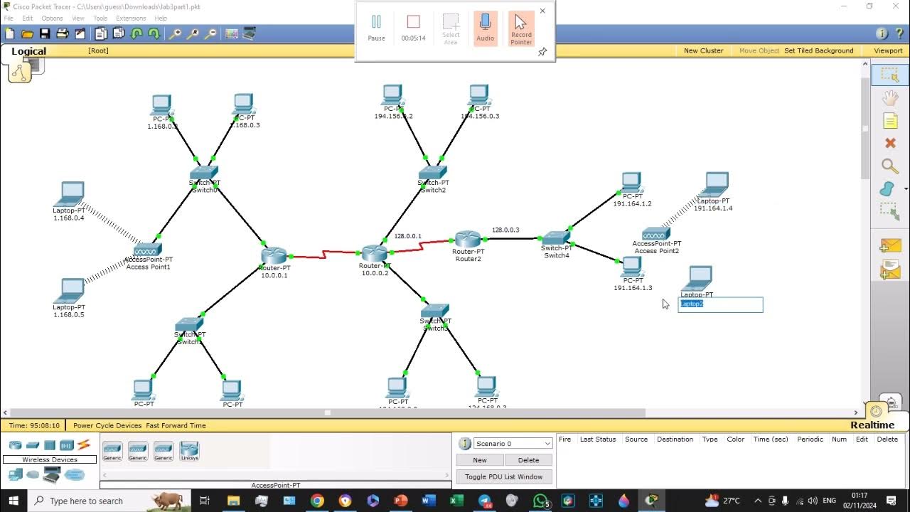 computer networking laboratory group 9 tutorial 3 - YouTube