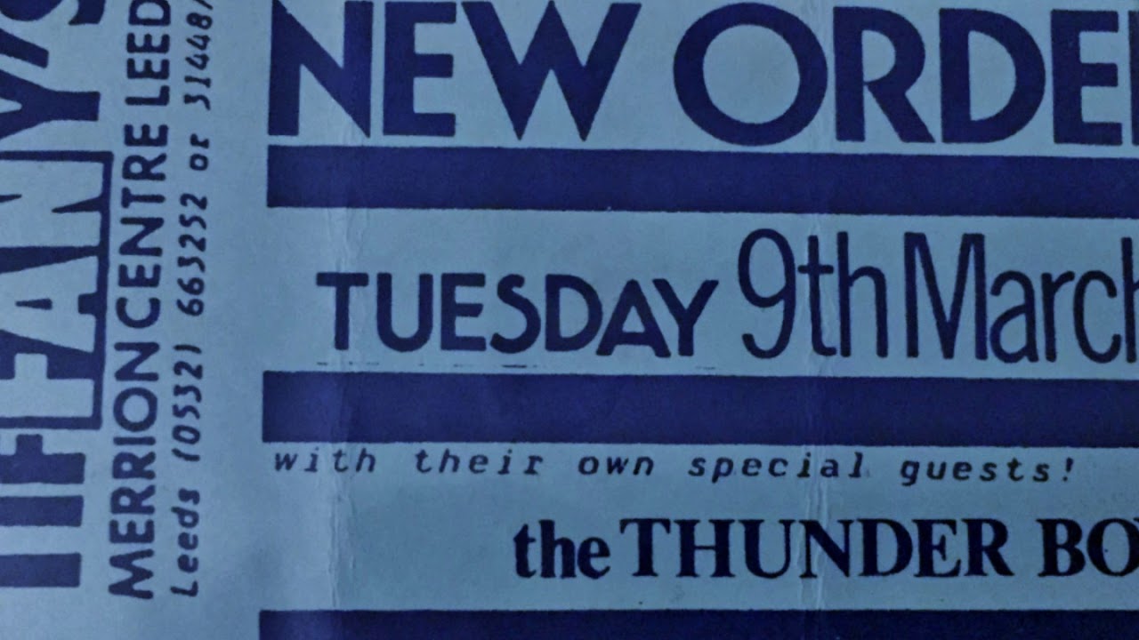 New Order-Procession (Live 3-9-1982) - YouTube