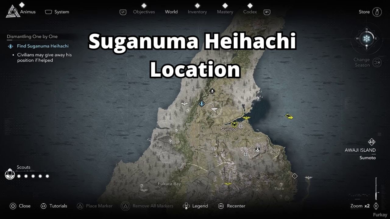 Find Suganuma Heihachi Location & Quest Guide - Claws Of Awaji DLC ...